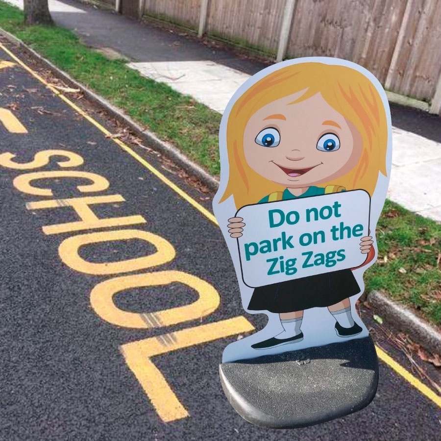 Childlike-pavement-signs